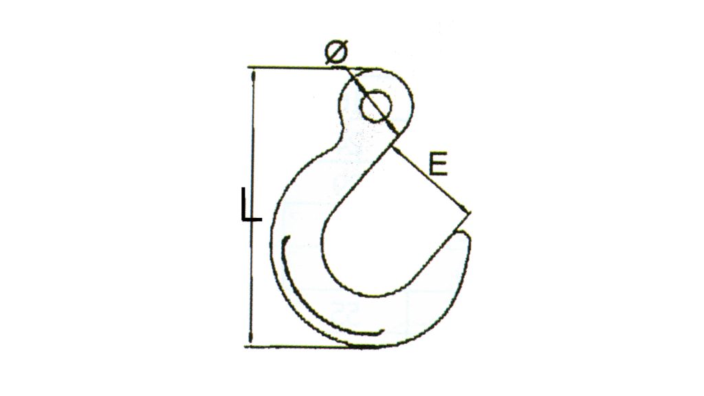 G80 EYE HOOK WITH SAFETY LATCH – CTS Cargo Tie-Down Specialty