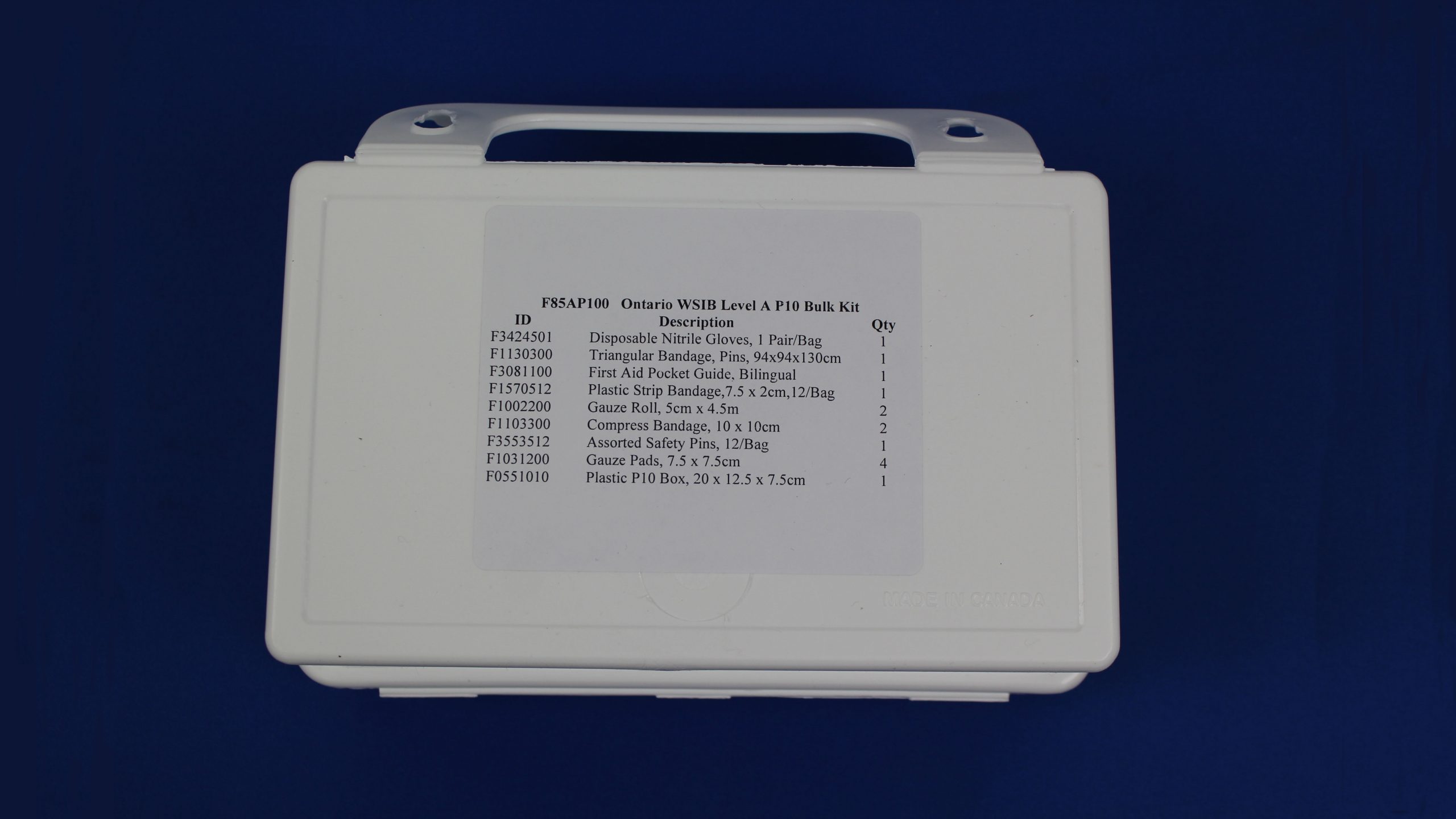 FIRST AID KIT – CTS Cargo Tie-Down Specialty