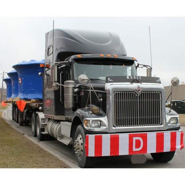 Reflective Reversible Banner - OVERSIZE LOAD / D - CTS Cargo Tie-Down ...