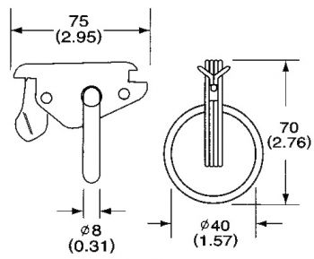 Swivel E Fitting - CTS Cargo Tie-Down Specialty