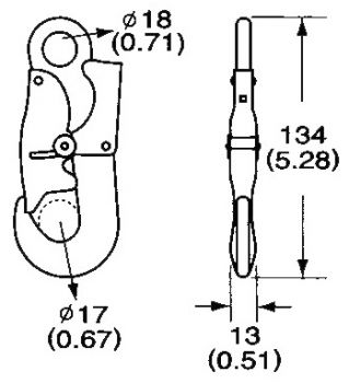 2" Forged Snap Hook - CTS Cargo Tie-Down Specialty