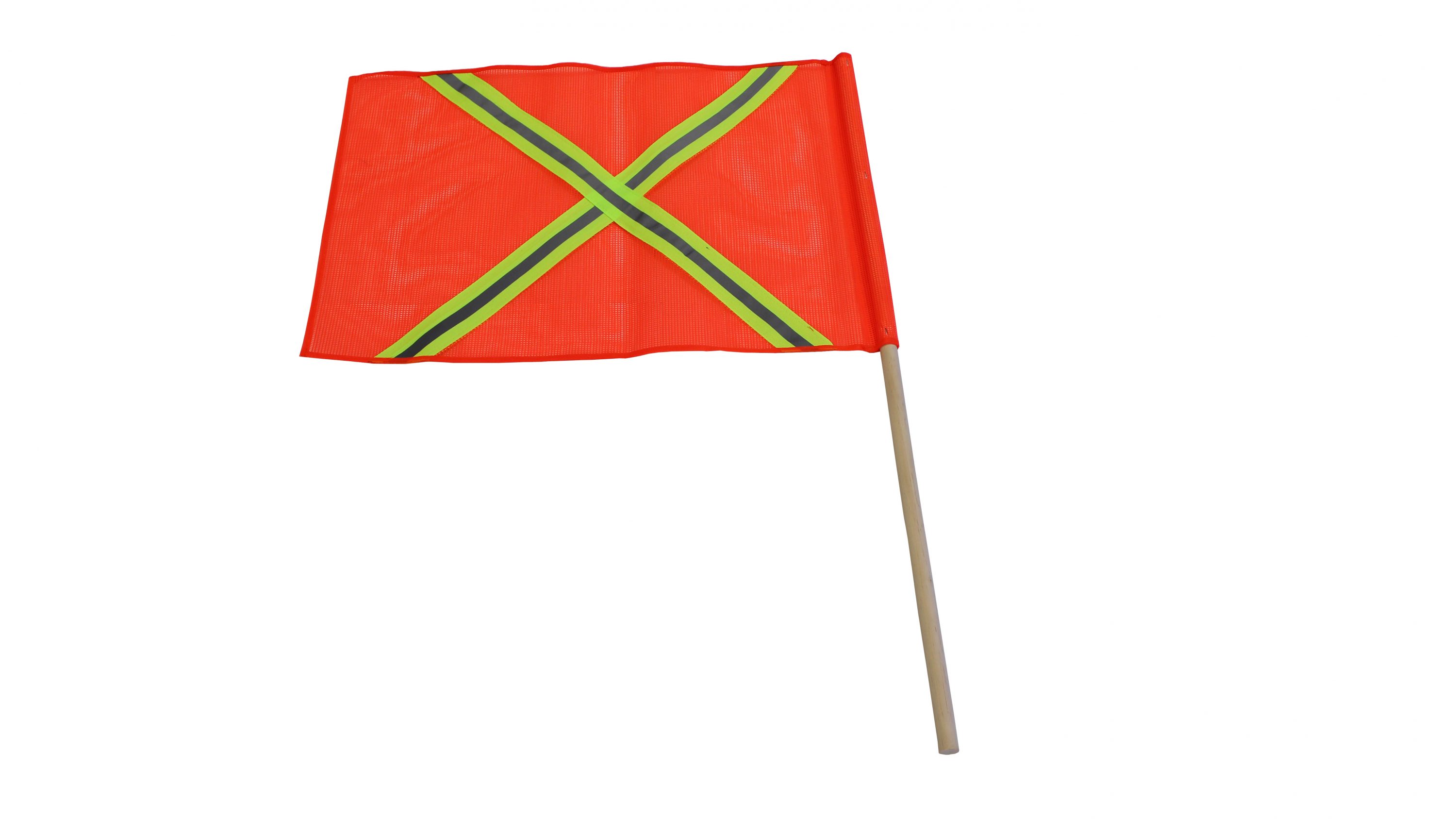 MESH TRAFFIC WARNING FLAG – CTS Cargo Tie-Down Specialty