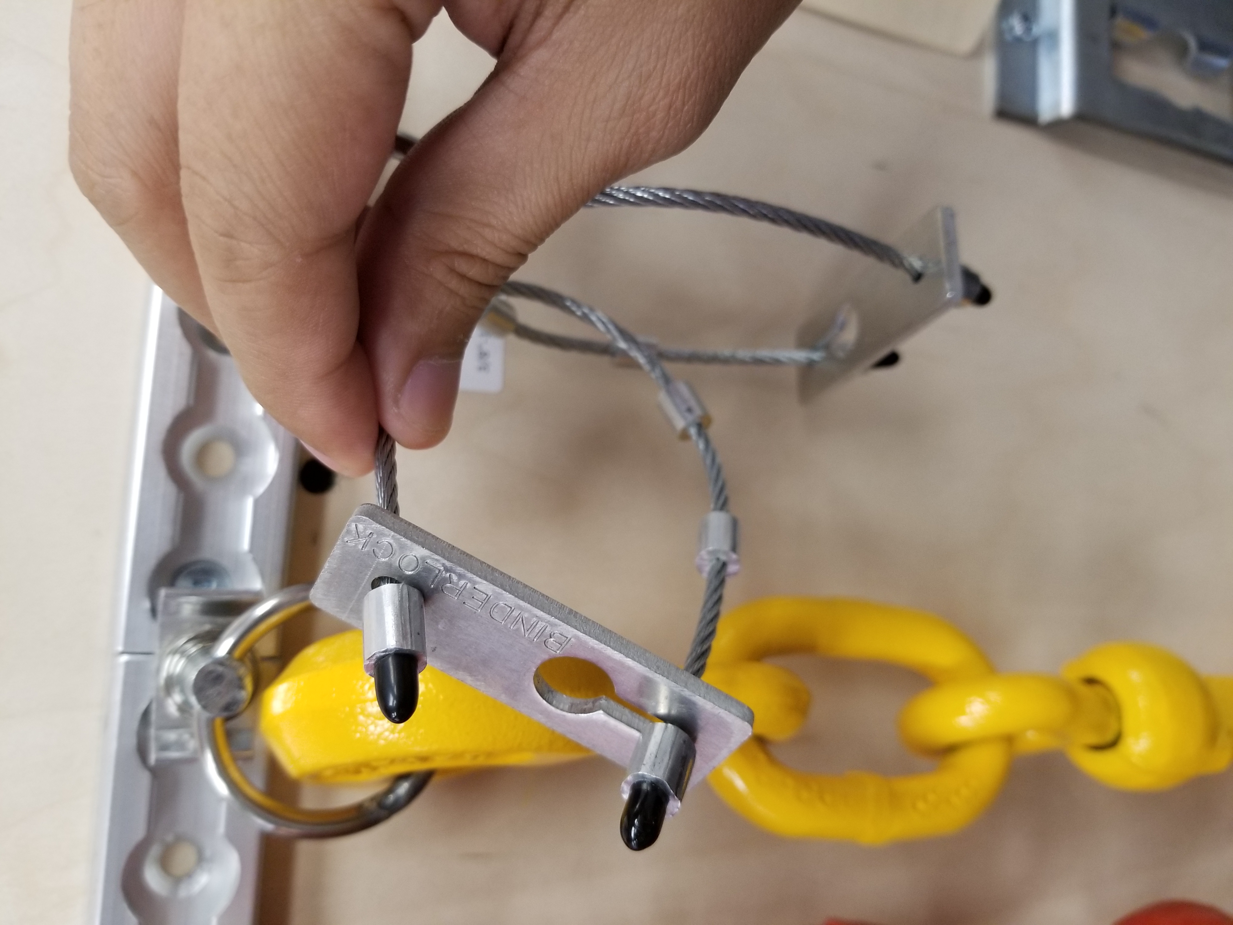 Wire Cable Binder Lock - CTS Cargo Tie-Down Specialty